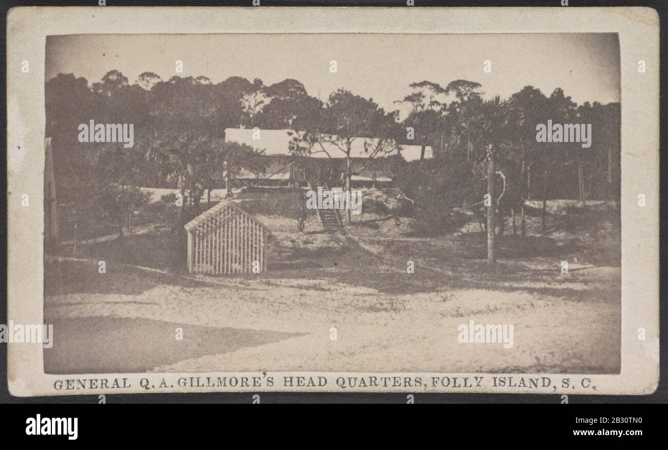 General Q.A. Gillmore's head quarters, Folly Island, S.C. Description ...