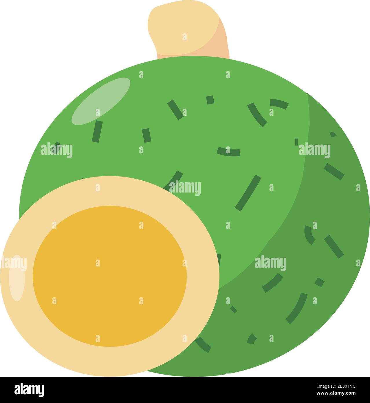 exotic vegetables icon over white background, flat detail style, vector ...