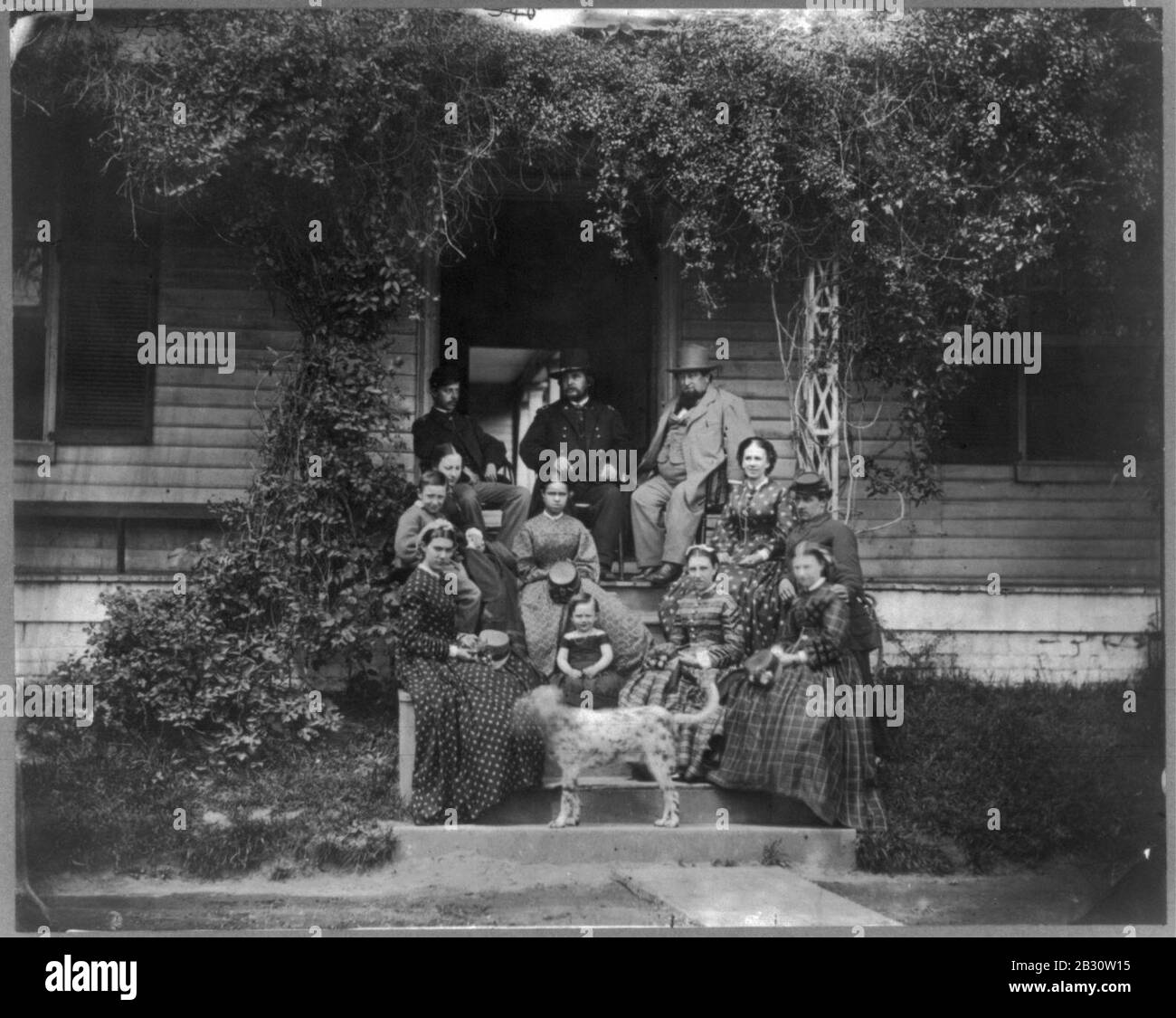 General Rufus Ingalls and group Stock Photo - Alamy