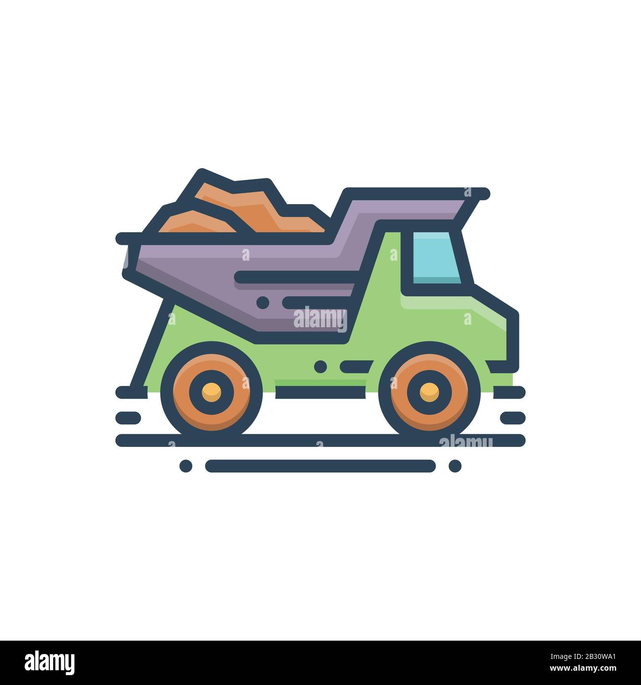 Icon for dump,truck Stock Vector Image & Art - Alamy