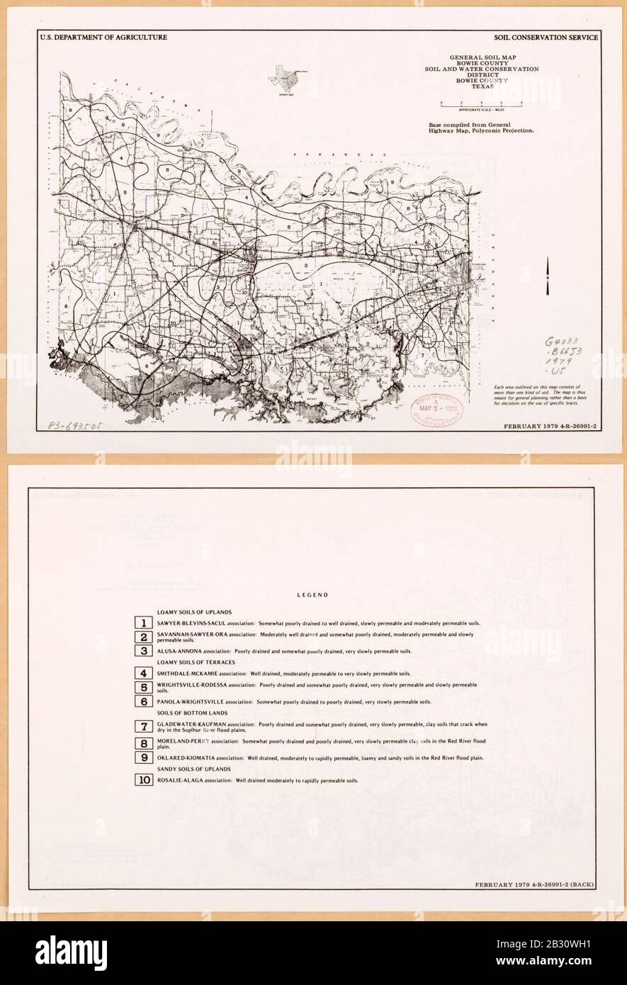 General soil map, Bowie County Soil and Water Conservation District ...
