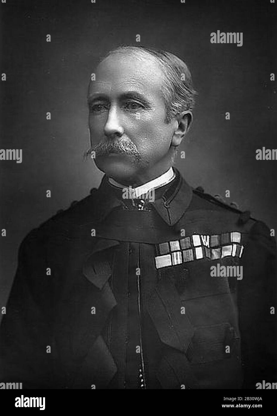 General Sir Garnet Wolseley by Herbert Rose Barraud Stock Photo - Alamy