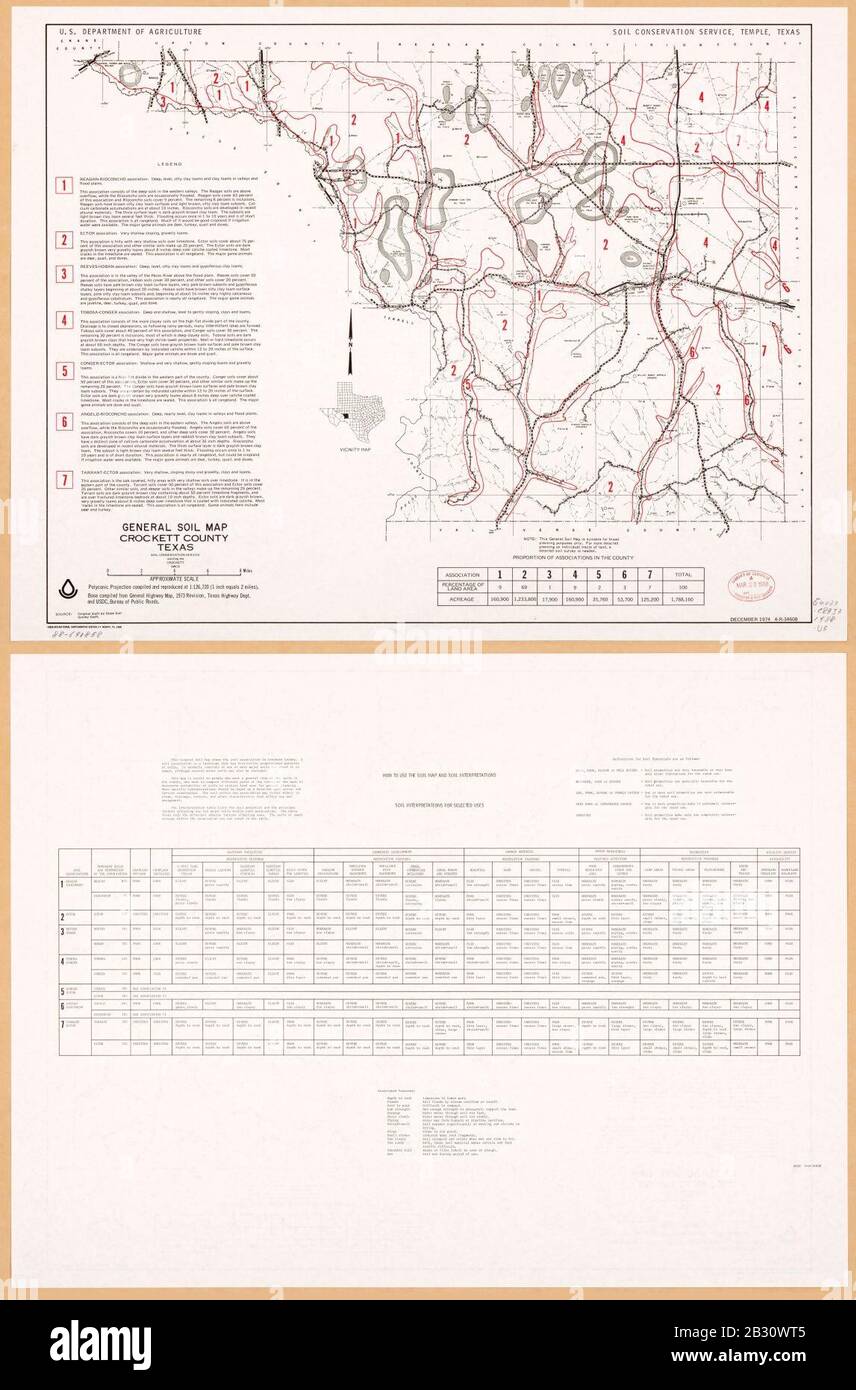 Crockett map hi-res stock photography and images - Alamy