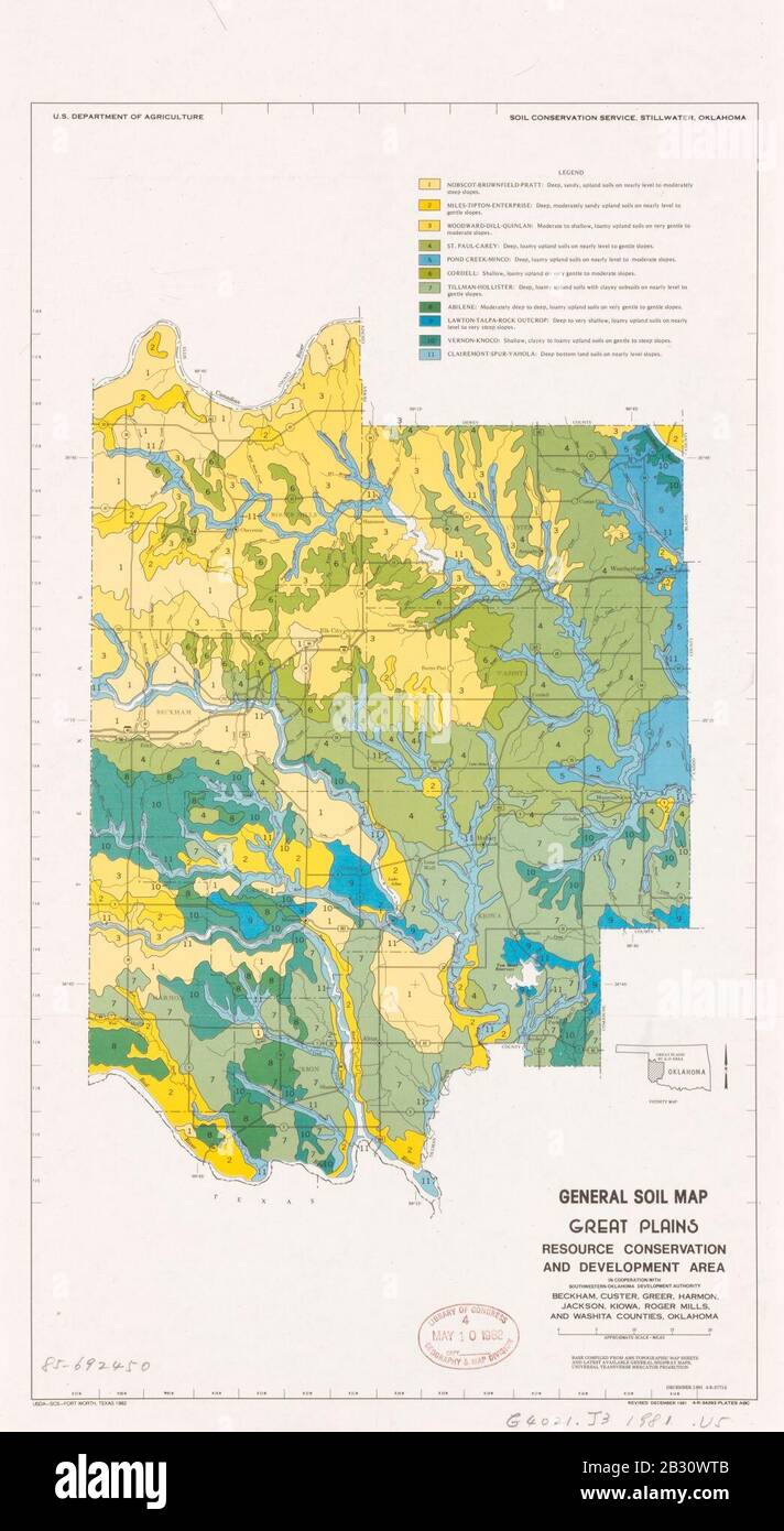 General soil map, Great Plains Resource Conservation and Development ...