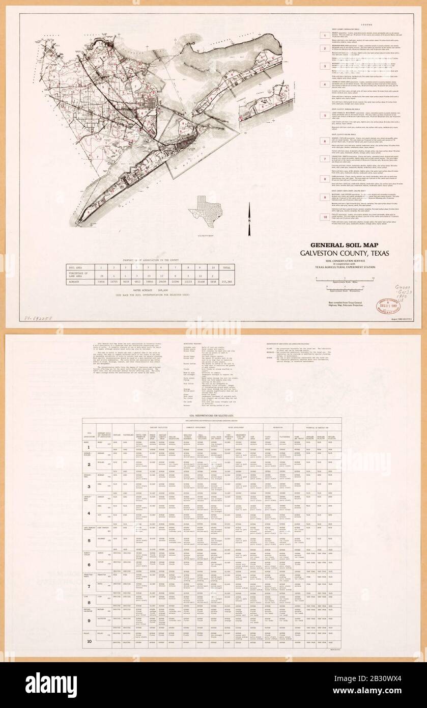 General soil map, Galveston County, Texas Stock Photo - Alamy General soil map, Galveston County, Texas Stock Photo - Alamy