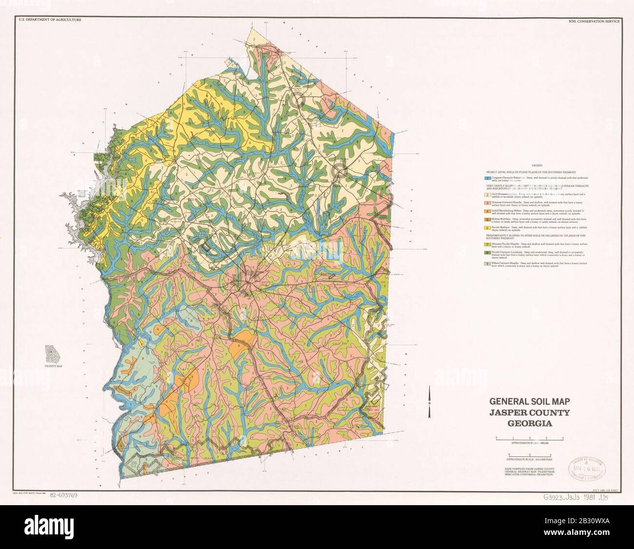 Map of jasper hi-res stock photography and images - Alamy