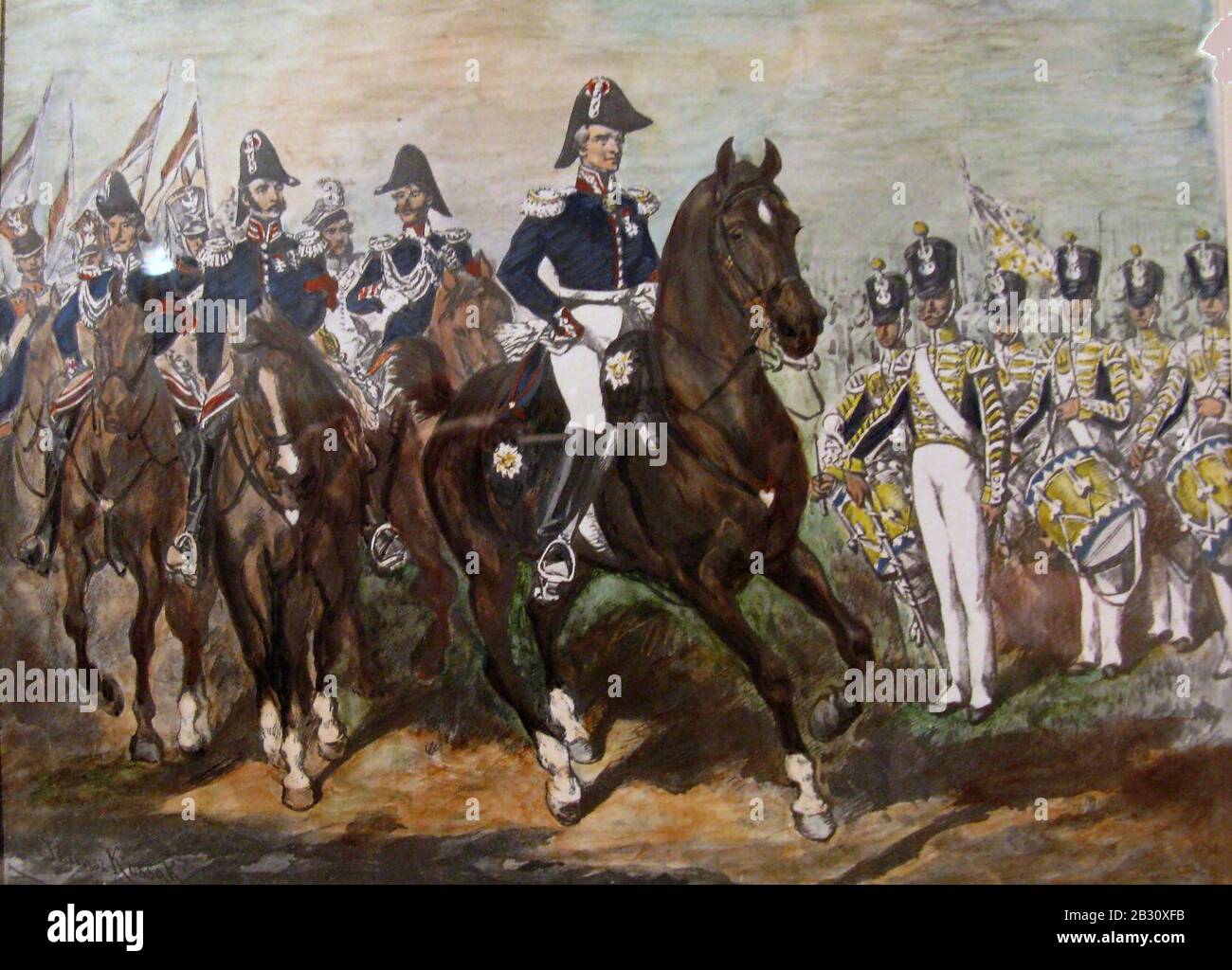 General Staff of Polish Army during November Uprising Stock Photo - Alamy