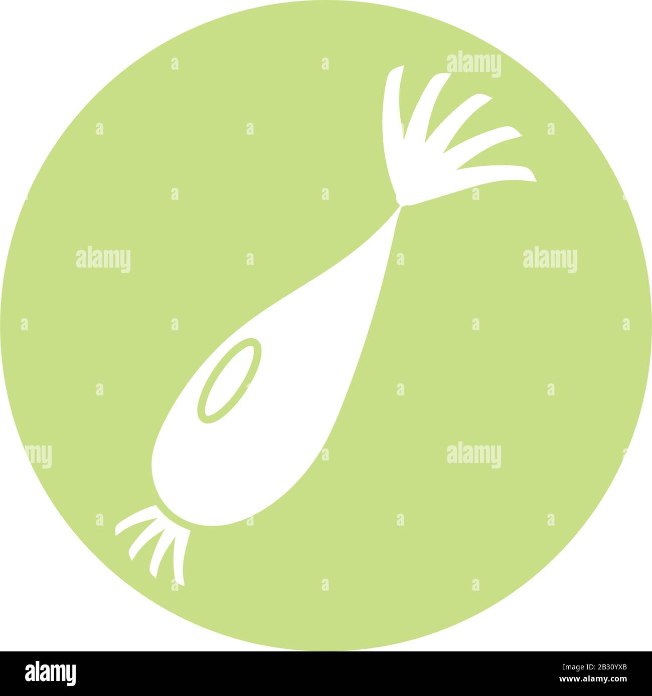 radish icon over white background, block style, vector illustration ...