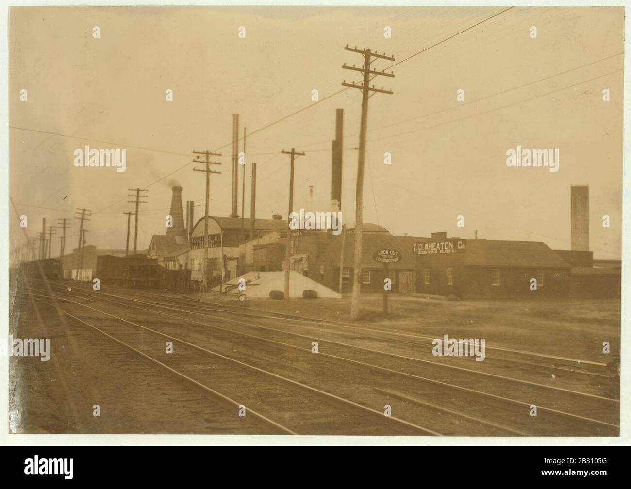 General View of Wheaton Glass Company Stock Photo - Alamy