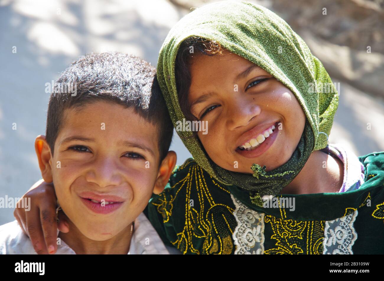 Egyptian children hi-res stock photography and images - Alamy