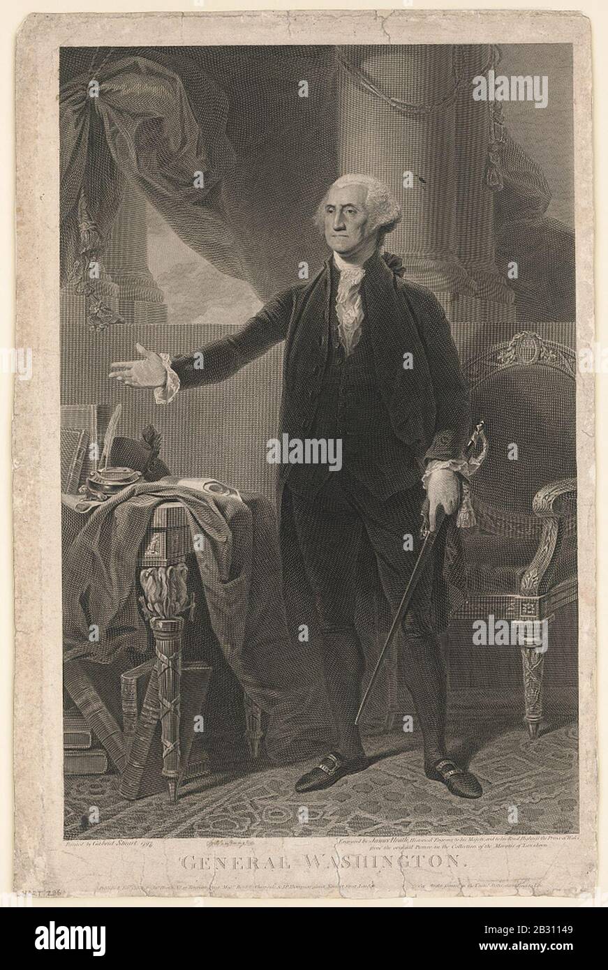 General Washington - painted by Gabriel Stuart, 1797 ; engraved by ...