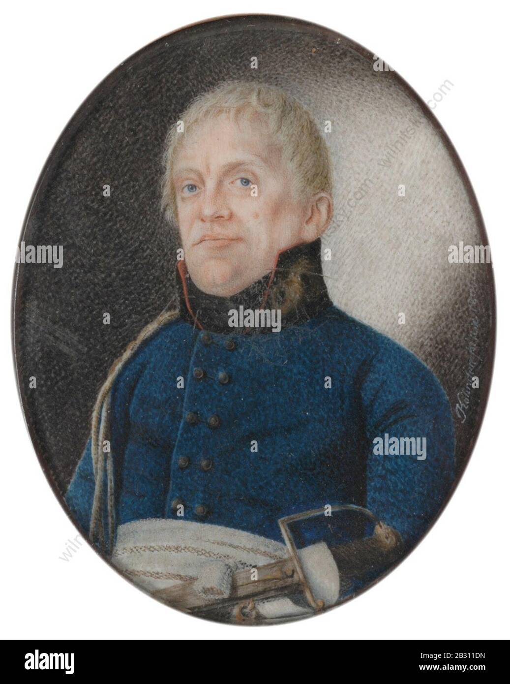 General Wilhelm von Arentschildt Stock Photo - Alamy