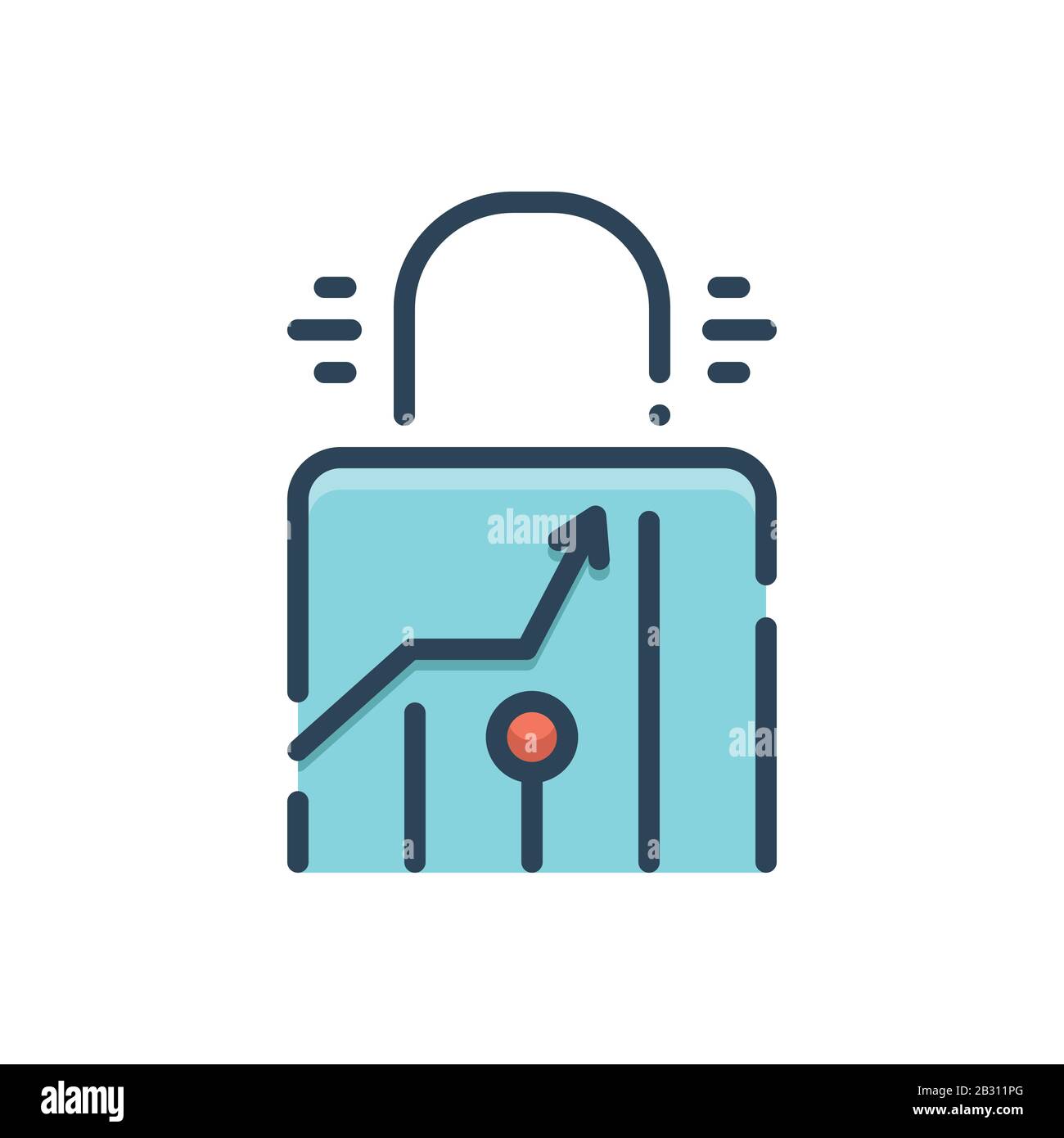 Icon for chart,security Stock Vector Image & Art - Alamy