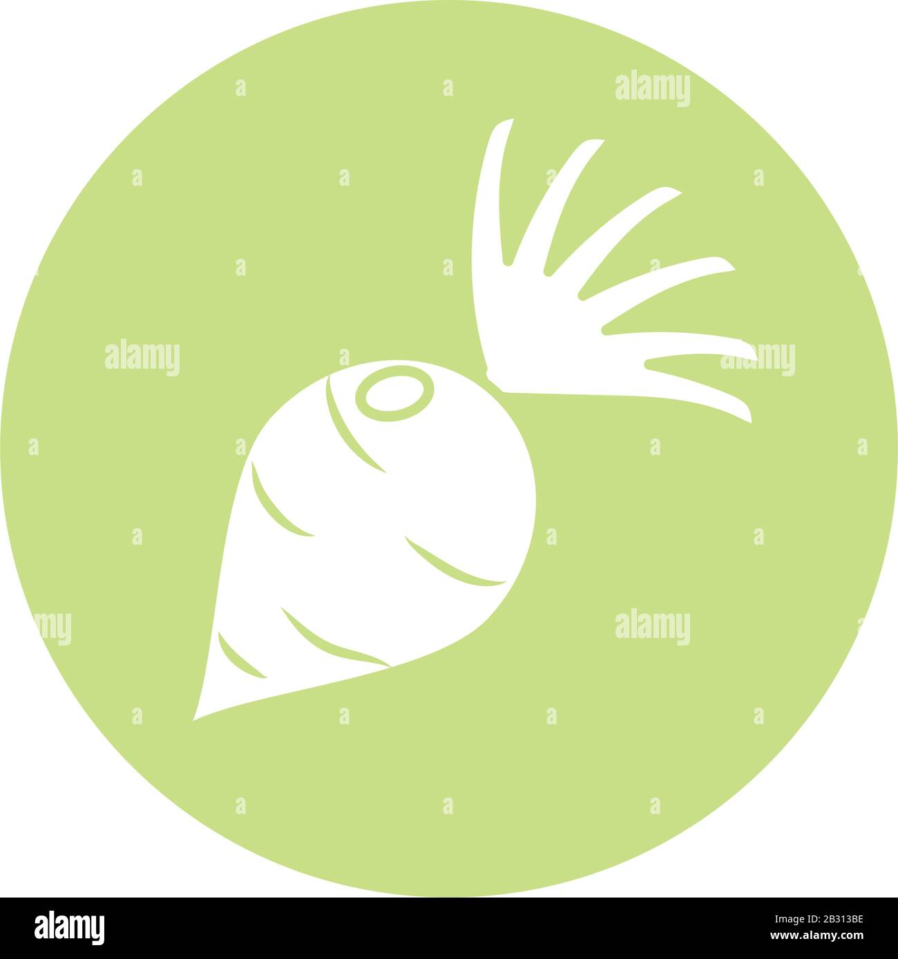 beet vegetable icon over white background, block style, vector ...