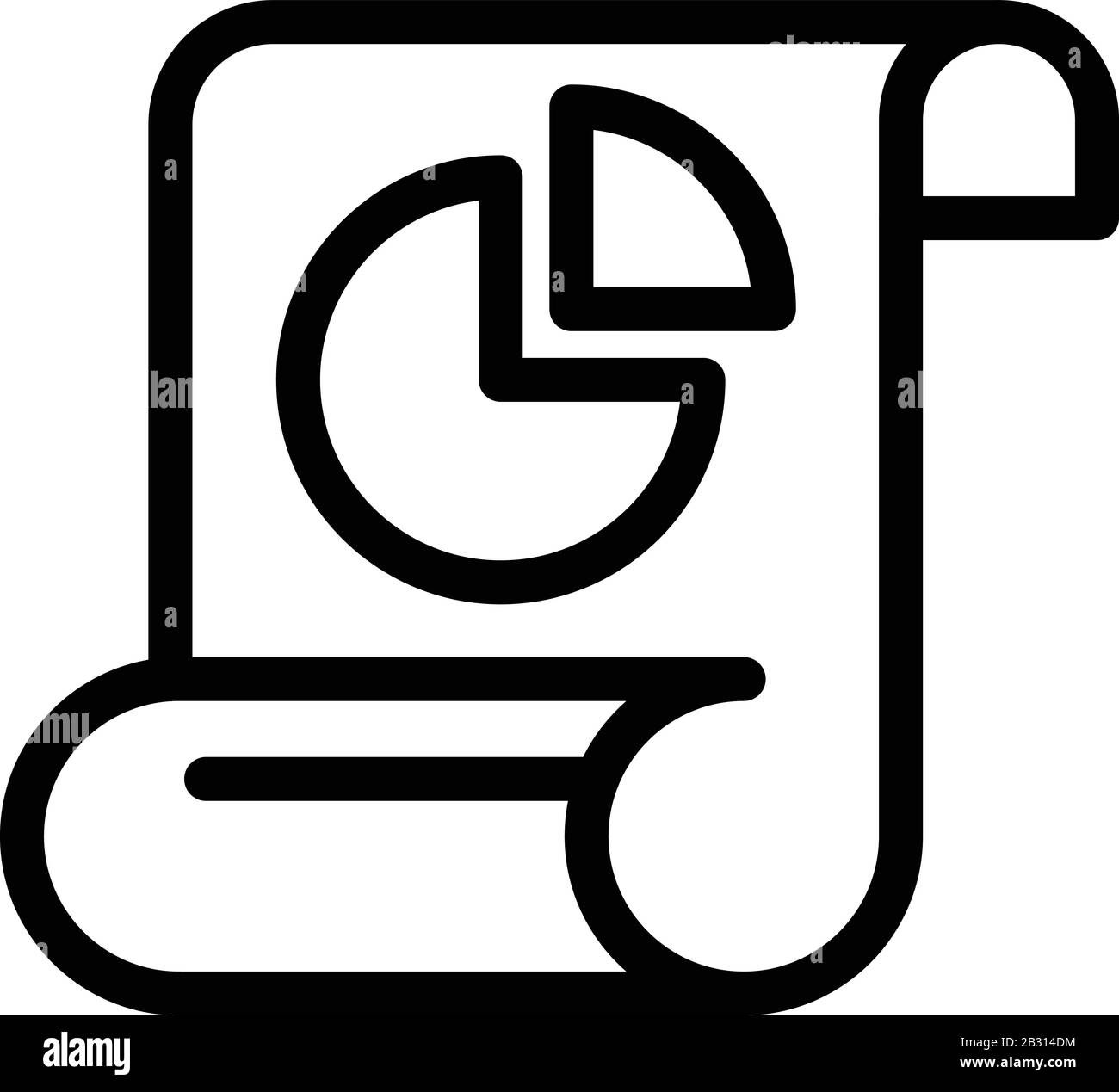 Diagram paper icon, outline style Stock Vector Image & Art - Alamy