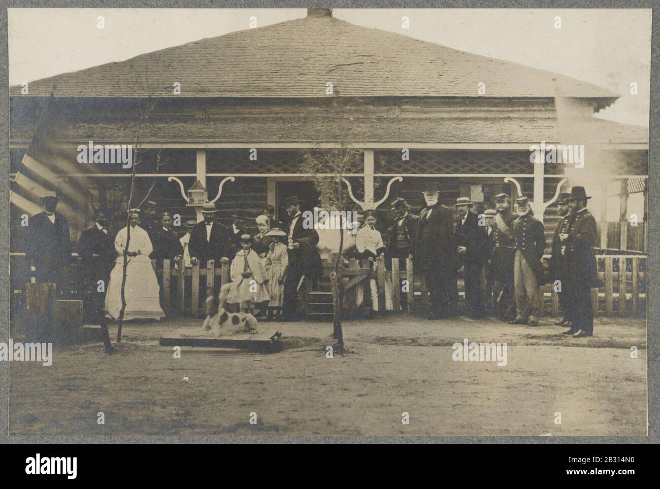 Generals Grant, Sherman, Sheridan, Hooker, Harney, Dodge, Gibbon, and ...