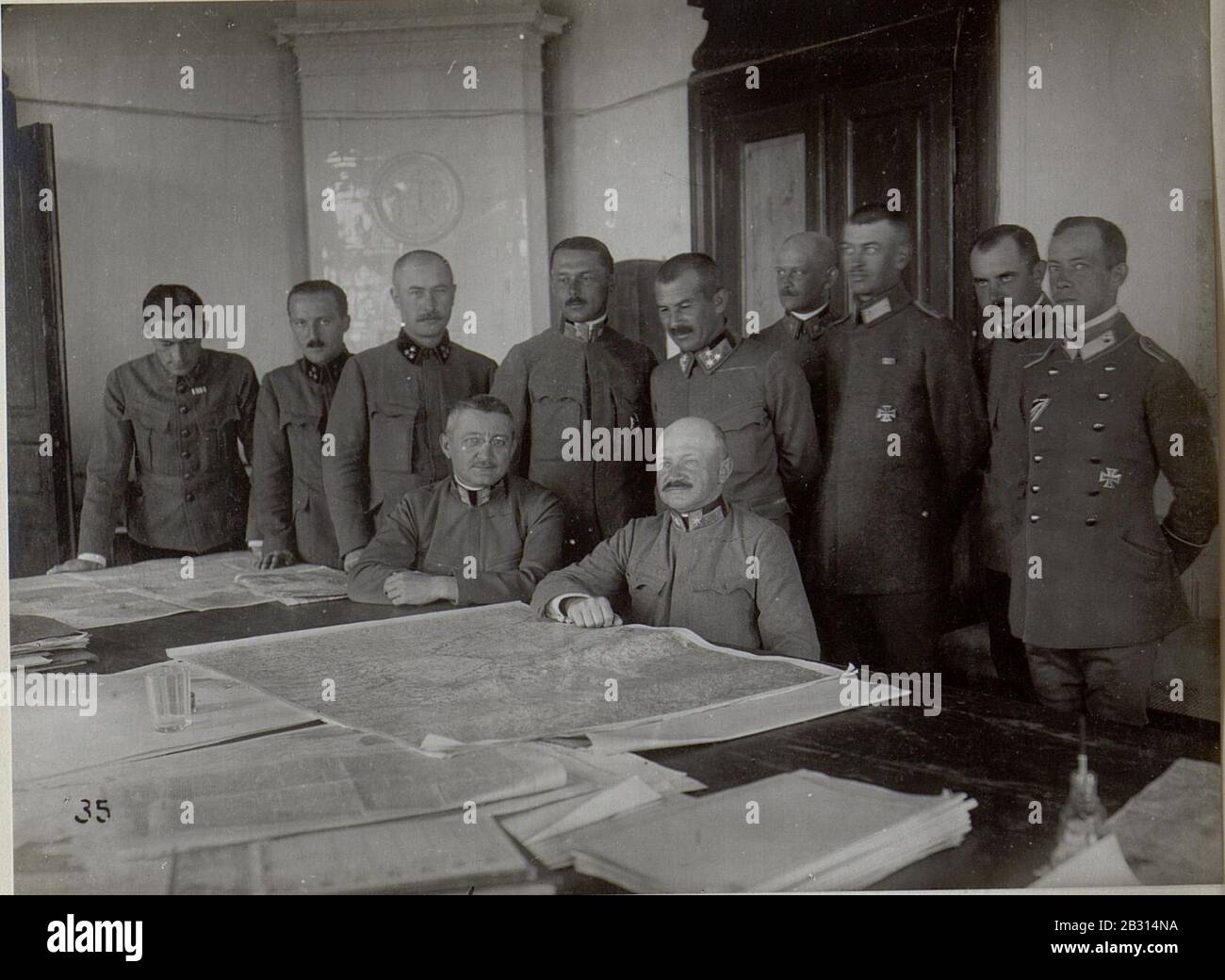 Generalstab des 3. Armeekommandos Stock Photo - Alamy