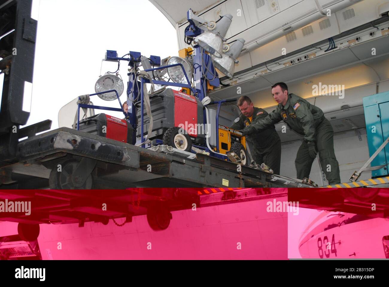 Generators Arrive at Naval Air Facility Misawa Stock Photo - Alamy