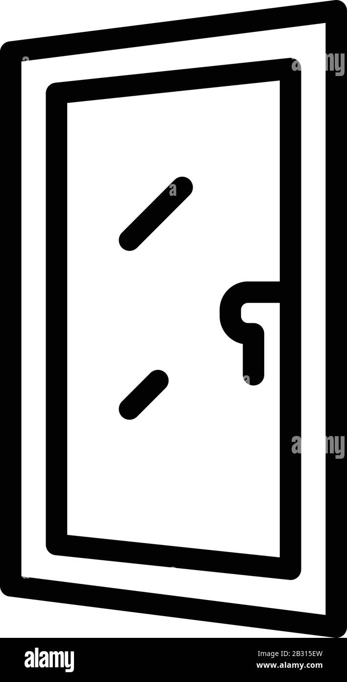 Modern window icon, outline style Stock Vector Image & Art - Alamy