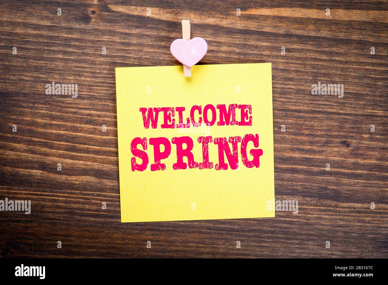 Welcome Spring. Inspiration, motivation, greetings and joy concept ...