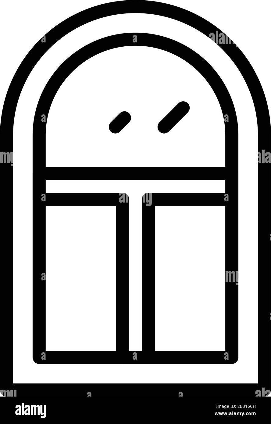Classic window icon, outline style Stock Vector Image & Art - Alamy