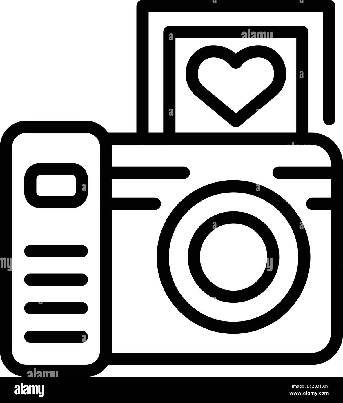 Wedding camera icon, outline style Stock Vector Image & Art - Alamy