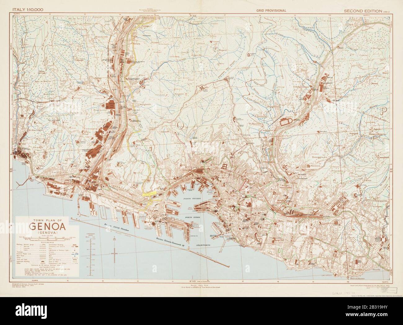 Genoa Map High Resolution Stock Photography and Images - Alamy