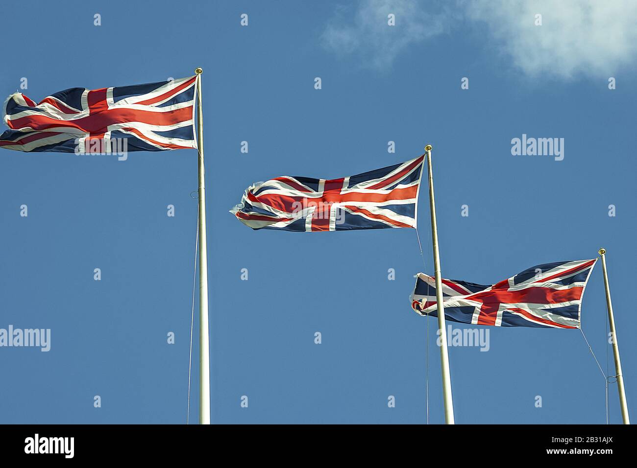 British Flags London Stock Photo - Alamy