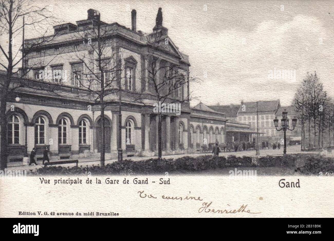 Gent - Station Gent-Zuid 1 Stock Photo - Alamy