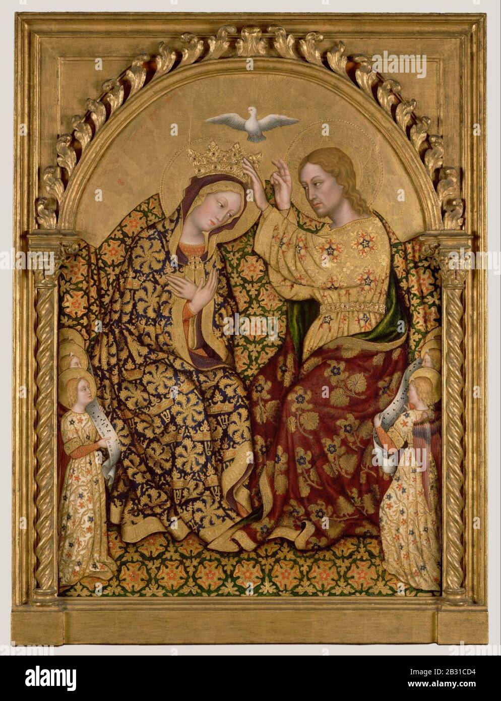 Gentile da Fabriano (Italian - Coronation of the Virgin Stock Photo - Alamy