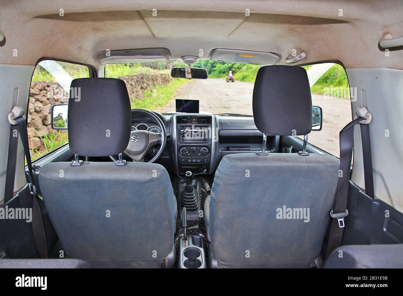 Easter Island / Chile - 25 Dec 2019: Rapa Nui. Suzuki Jimny on the road ...