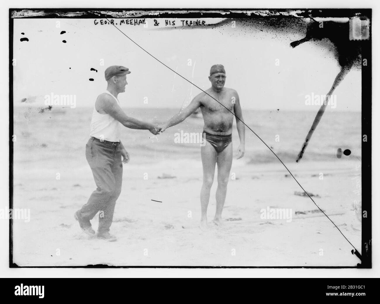 His trainer Black and White Stock Photos & Images - Alamy