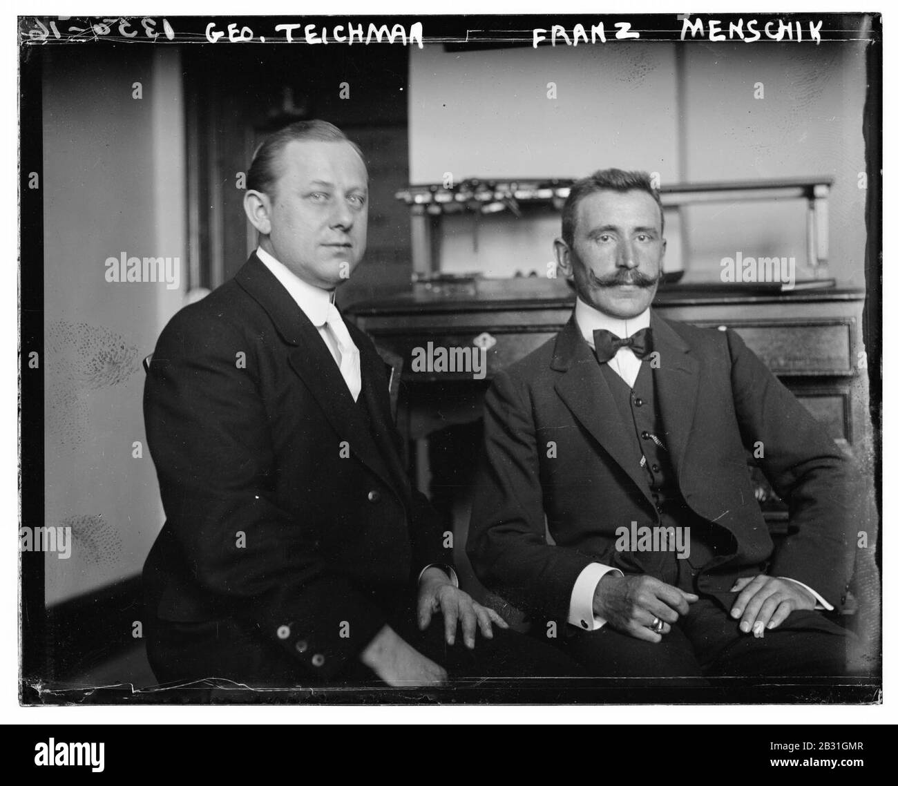 Geo. Teichman, Franz Menschik Stock Photo - Alamy