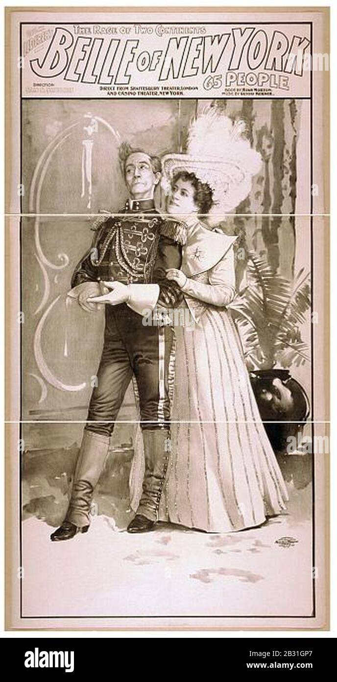 Geo. W. Lederer's Belle of New York the rage of two continents - book ...