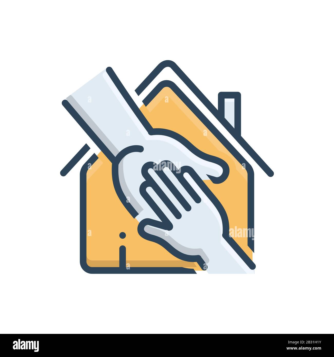 Orphanage icon vector vectors hi-res stock photography and images - Alamy