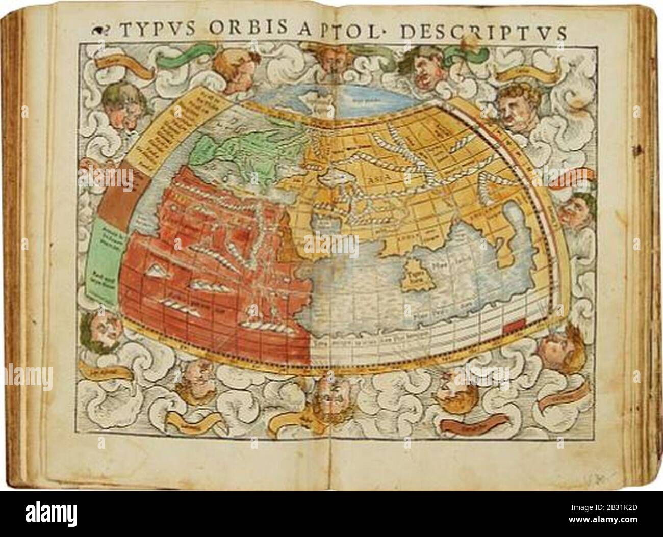 Geographia universalis by Sebastian Munster Stock Photo - Alamy