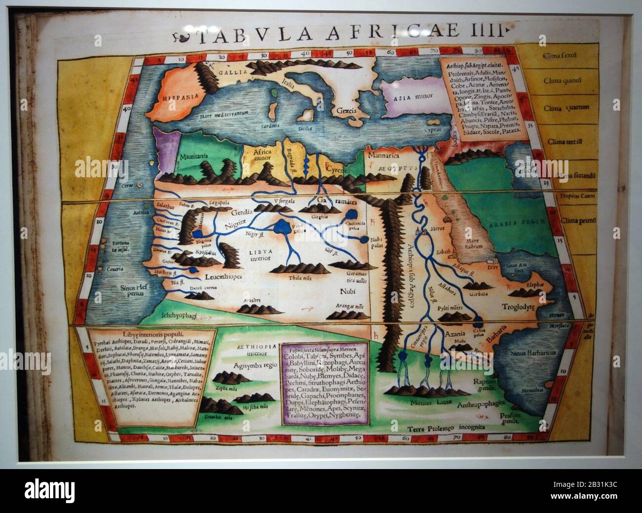 Geographia by Ptolemy, Aphricae Tabula IIII, 1540 Basel edition - Maps ...