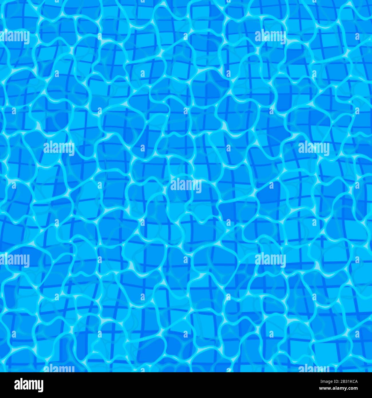 Blue pool water ripples texture Stock Vector Images - Alamy