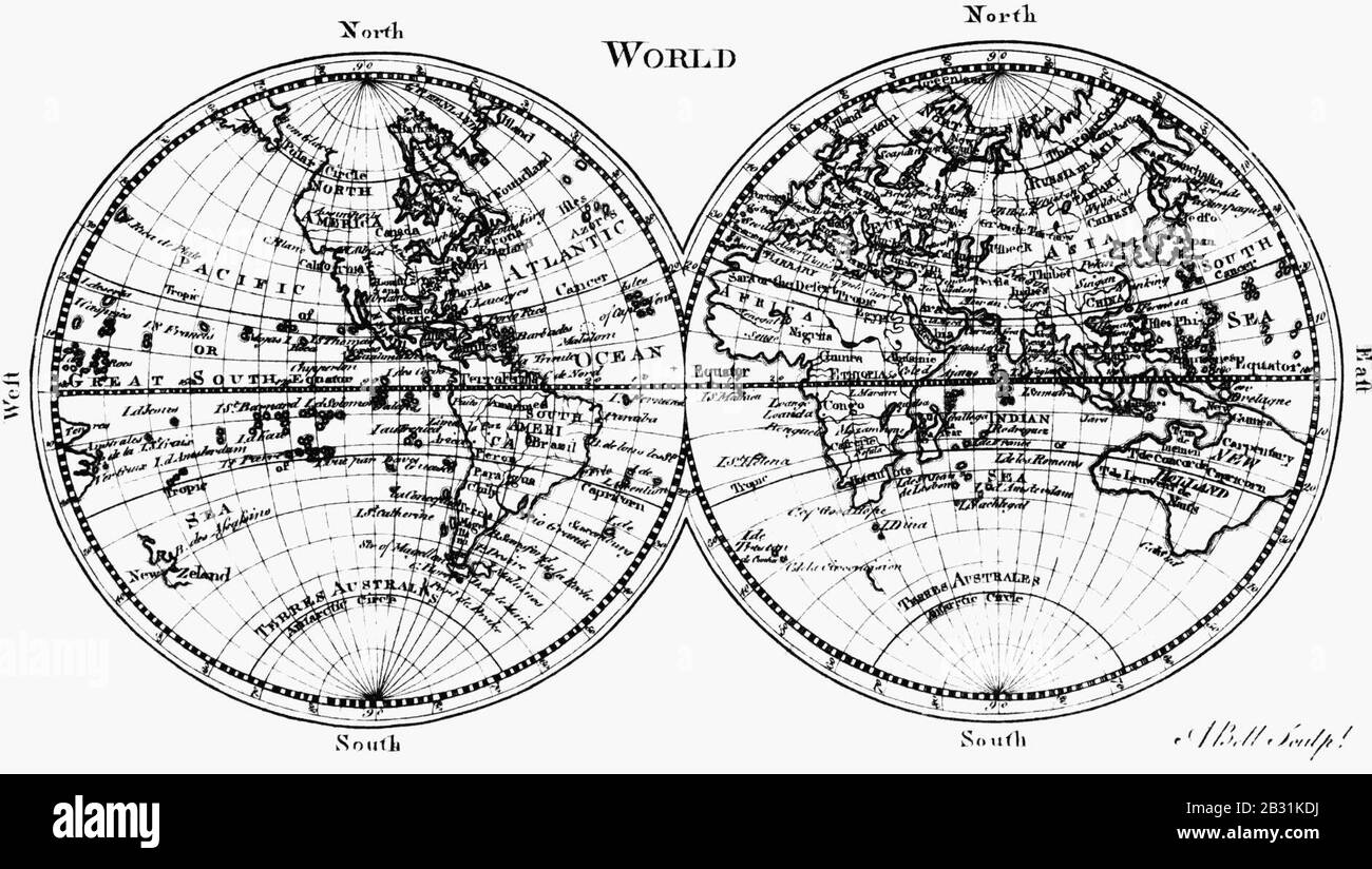 Geography world map Stock Photo - Alamy