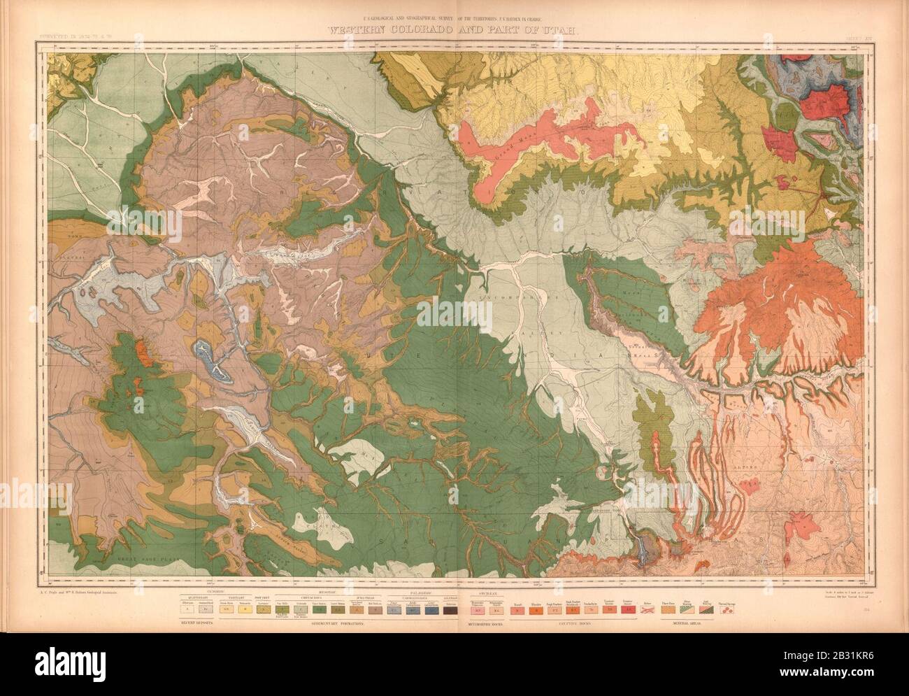 Geological and geographical atlas of Colorado and portions of adjacent ...
