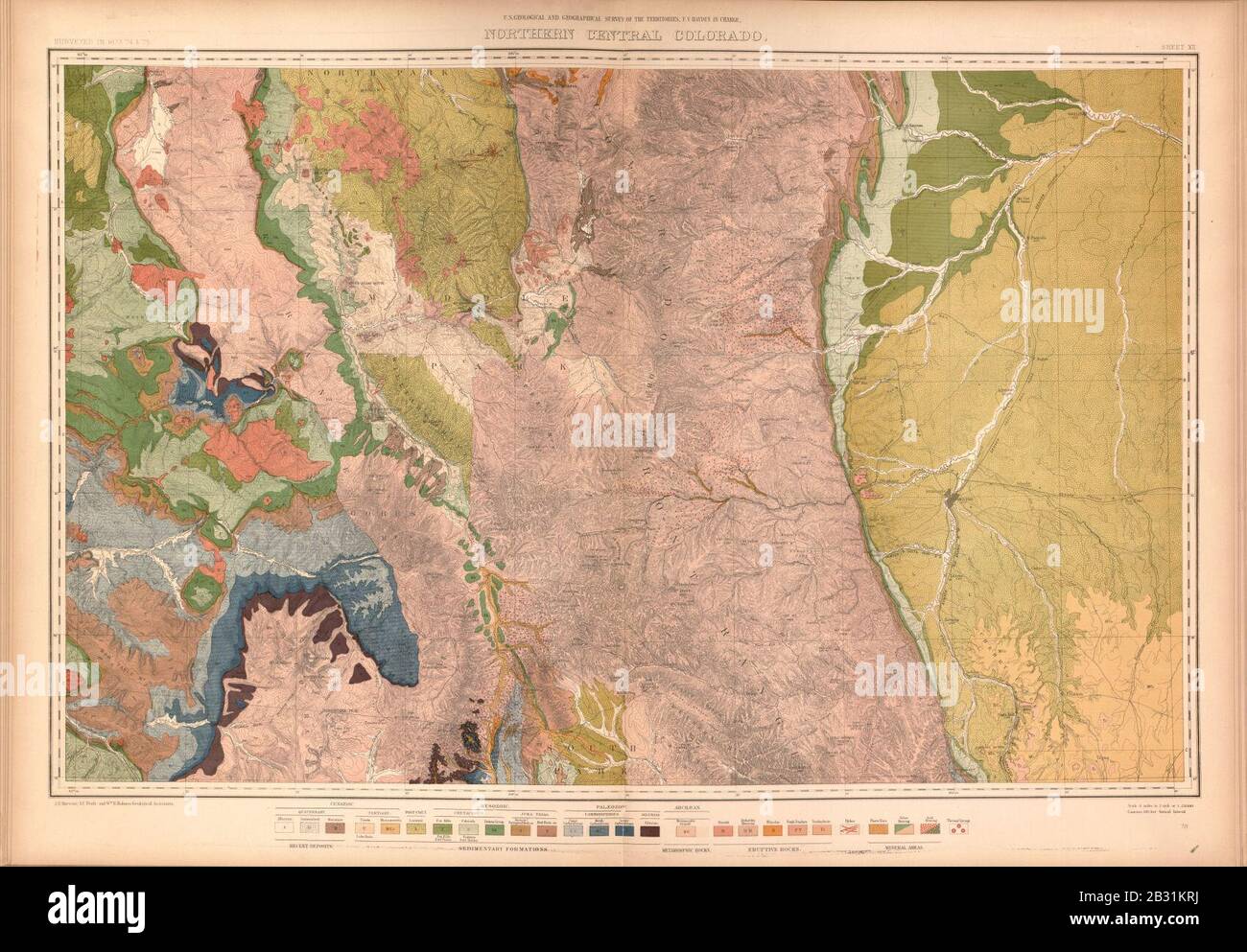 Geological and geographical atlas of Colorado and portions of adjacent ...