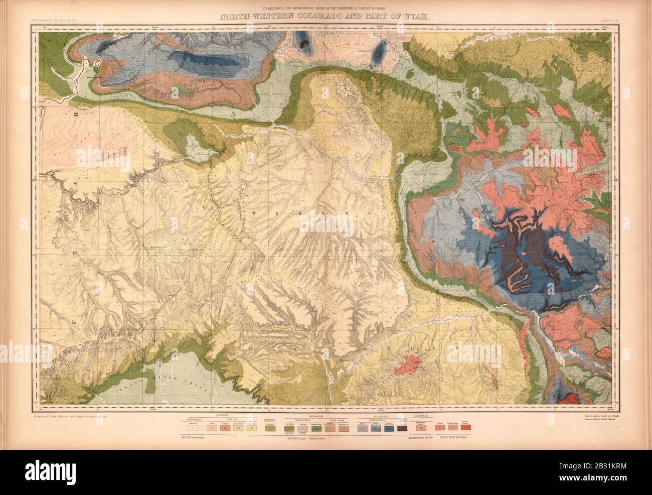 Geological and geographical atlas of Colorado and portions of adjacent ...