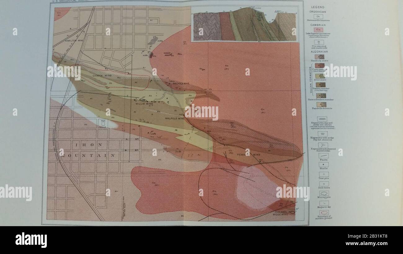 Geologic map hi-res stock photography and images - Alamy