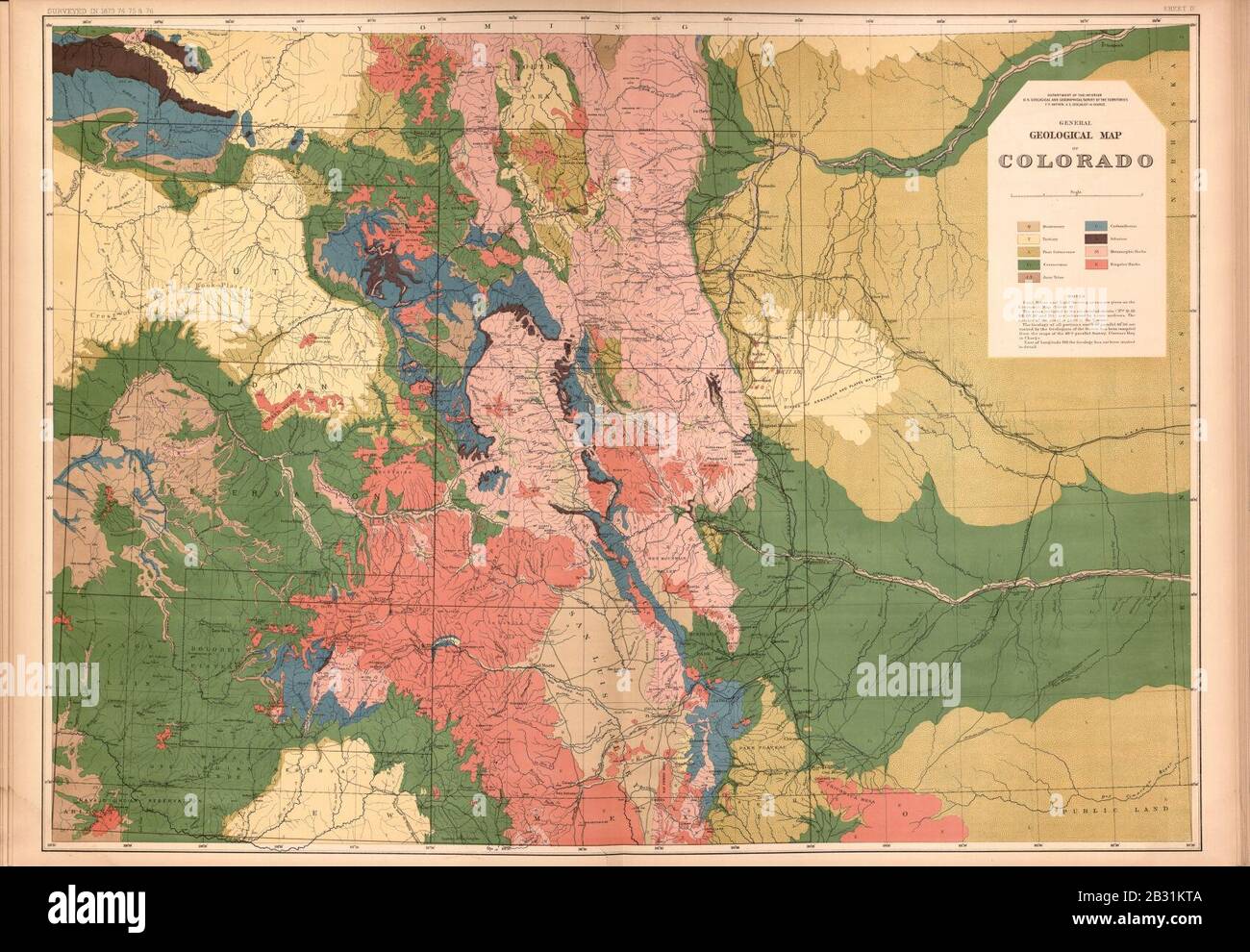 Geological and geographical atlas of Colorado and portions of adjacent ...