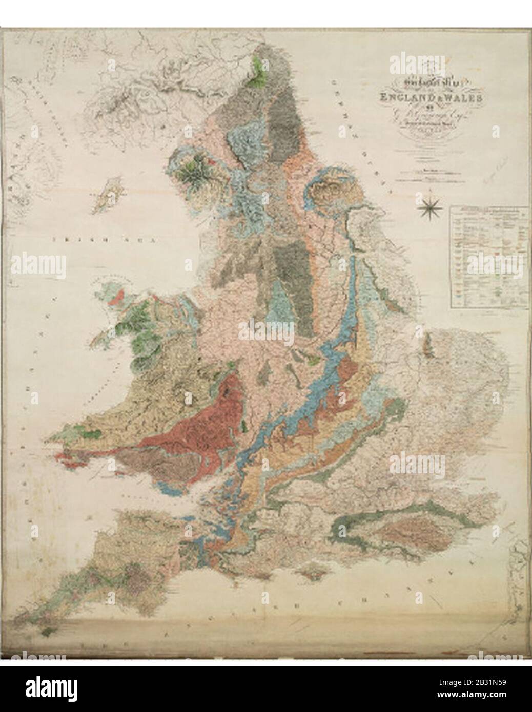 Geological map england hi-res stock photography and images - Alamy