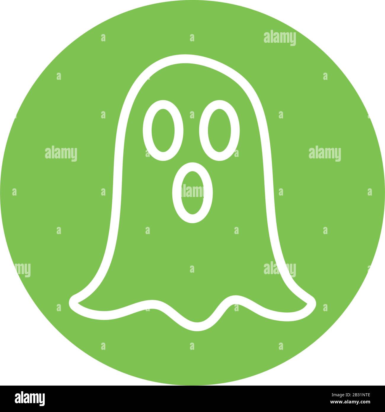 ghost character funny line style icon Stock Vector Image & Art - Alamy