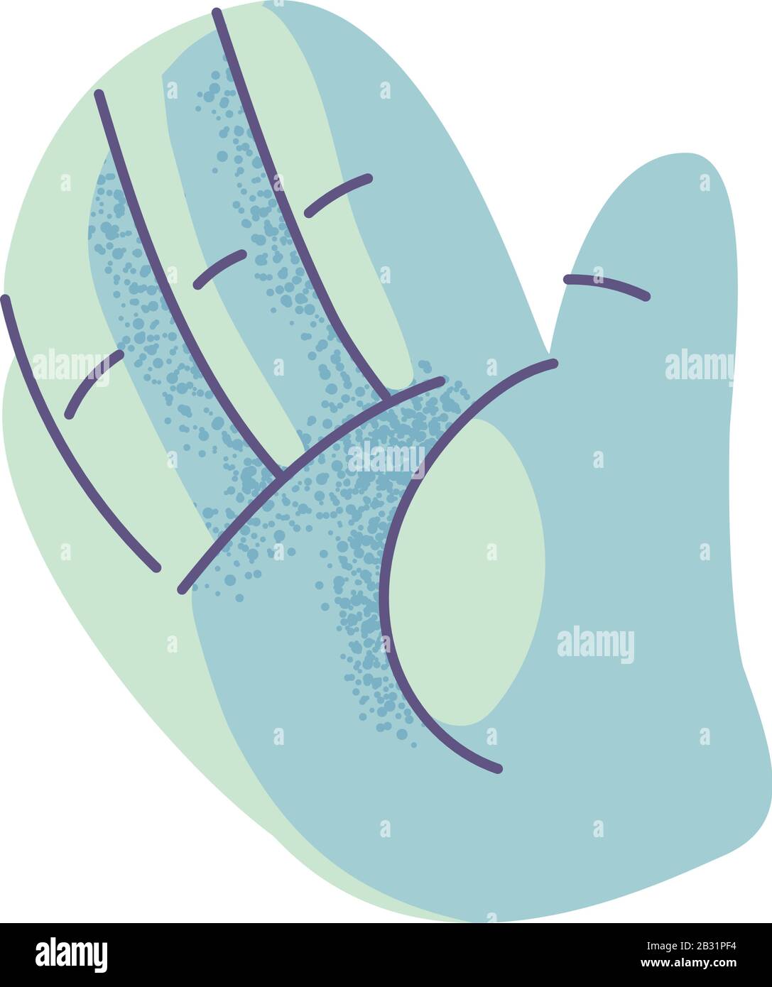 human hand, body part on white background vector illustration design ...