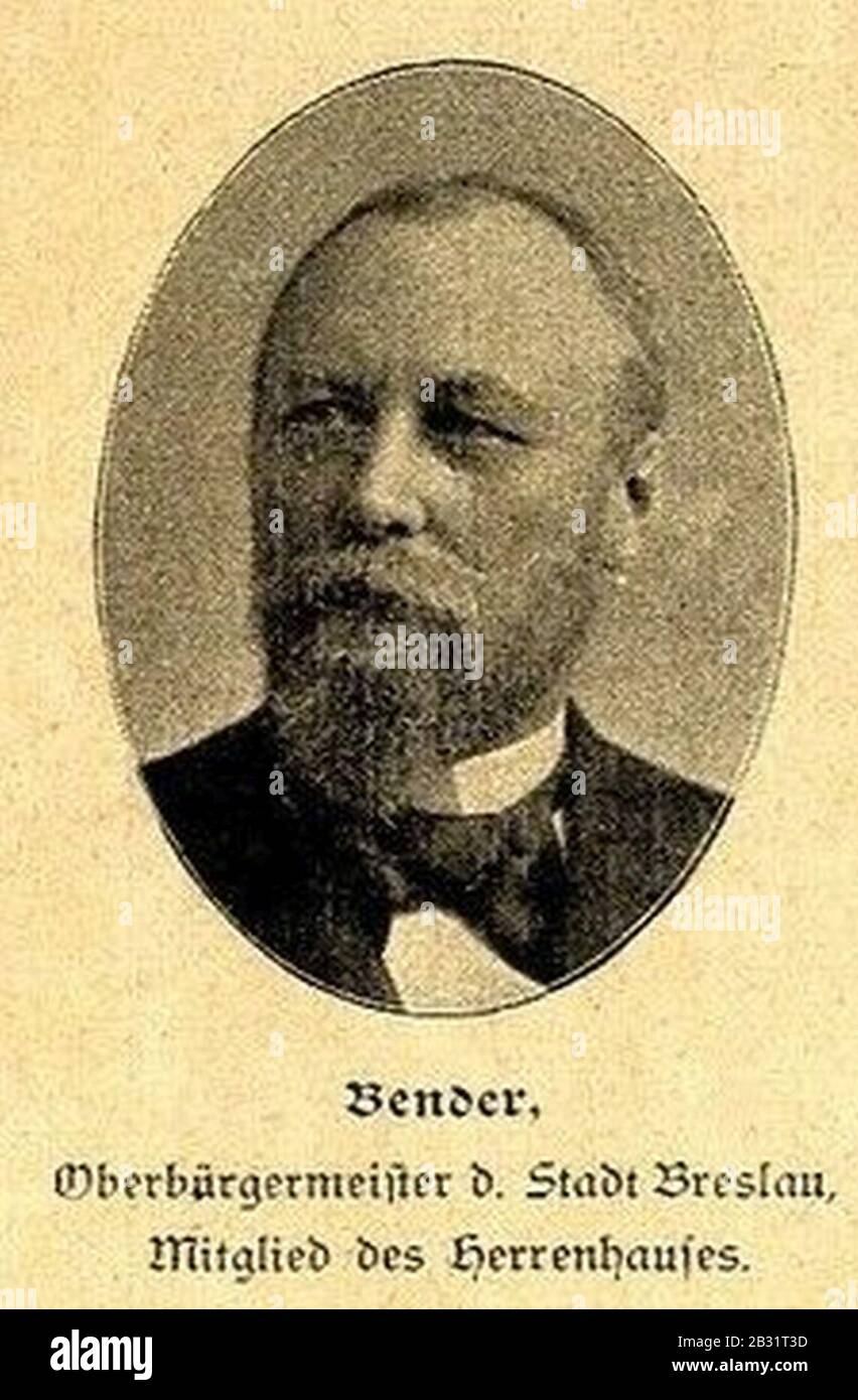 Georg Bender 1899 Stock Photo - Alamy