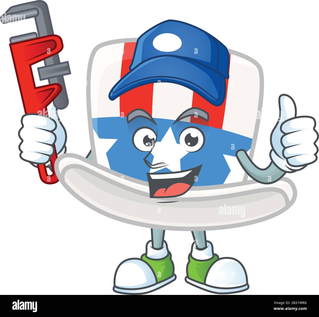 Uncle sam american flag on Stock Vector Images - Alamy