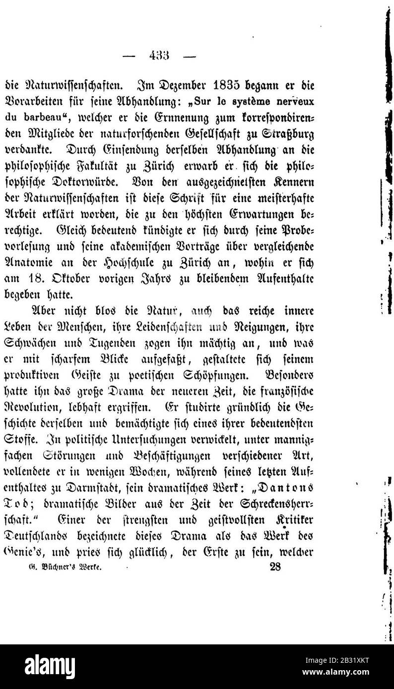 Georg buchner Black and White Stock Photos & Images - Alamy